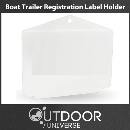 Survive the Elements: Boat Trailer Rego Plastic Registration Label Holder