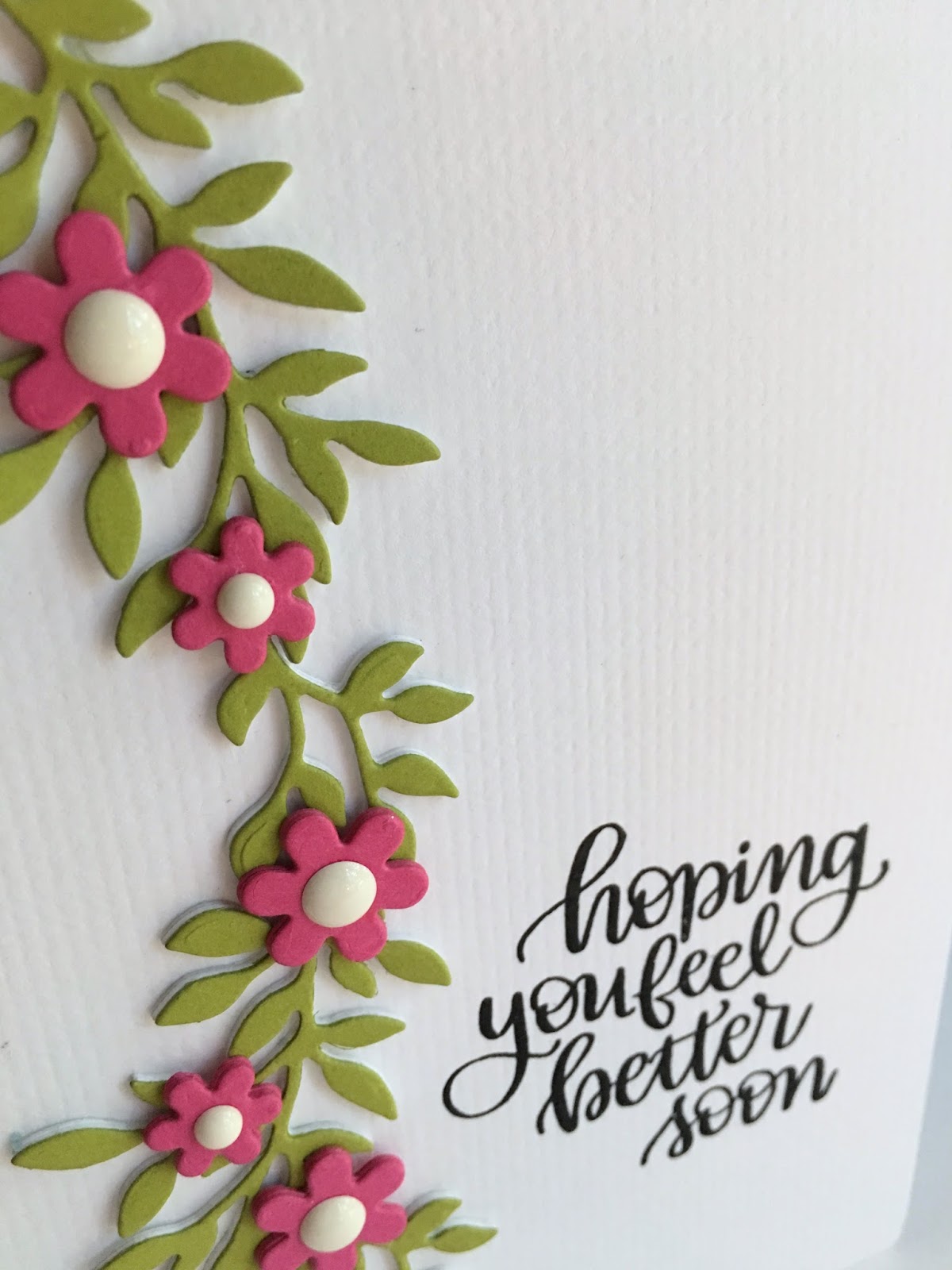 I'm in Haven: Feel Better Soon Vine of Flowers