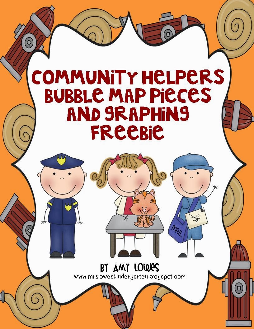 Mrs. Lowes' Kindergarten Korner: Community Helpers Unit Plus a FREEBIE!