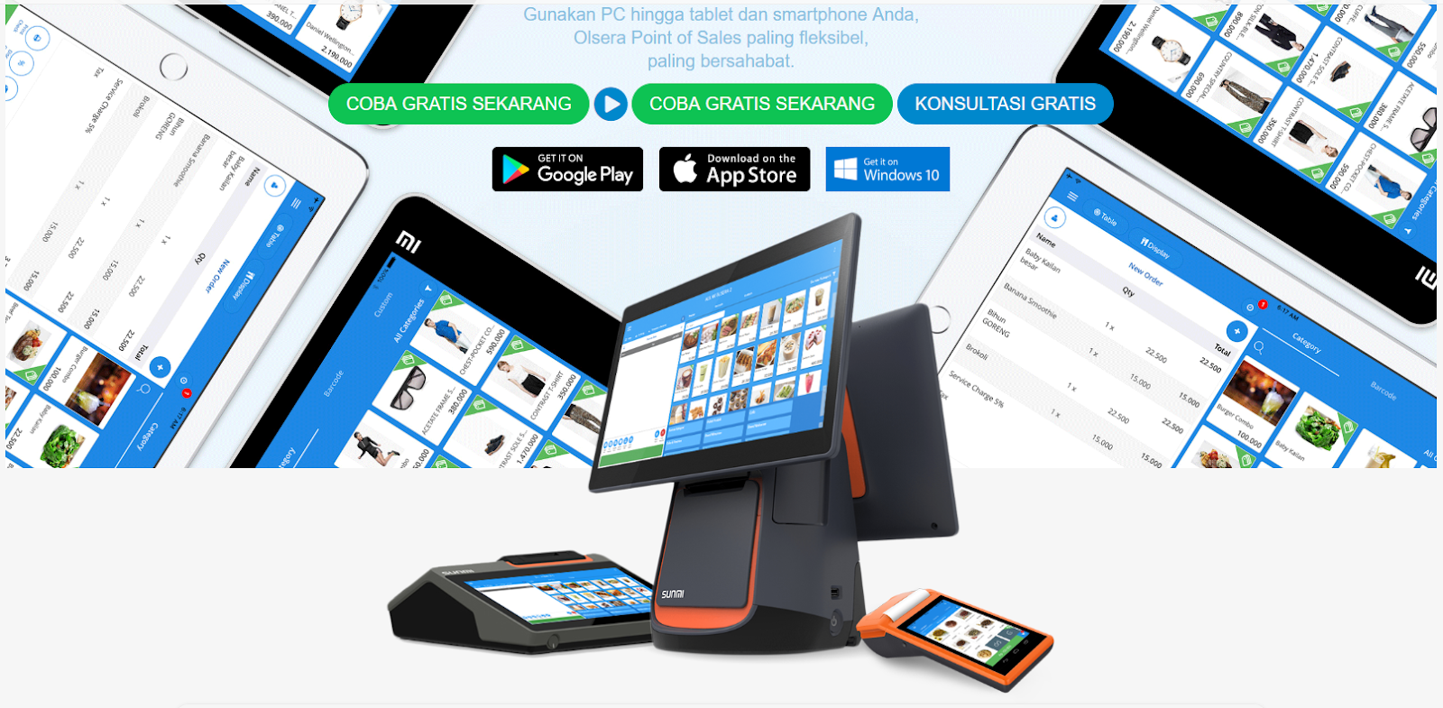 Review - Perbandingan Pawoon vs Moka Pos vs Olsera POS