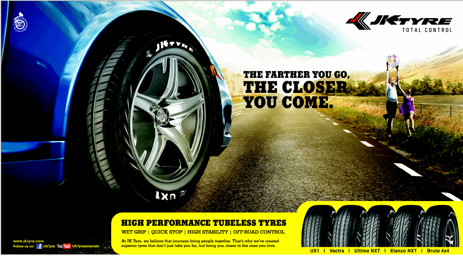 The world of Advertisements: Tubeless Tyres
