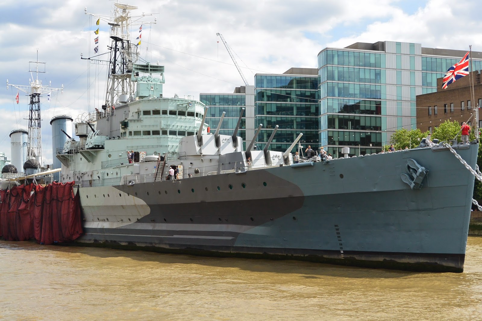 HMS Belfast River Thames London - Britain All Over Travel Guide
