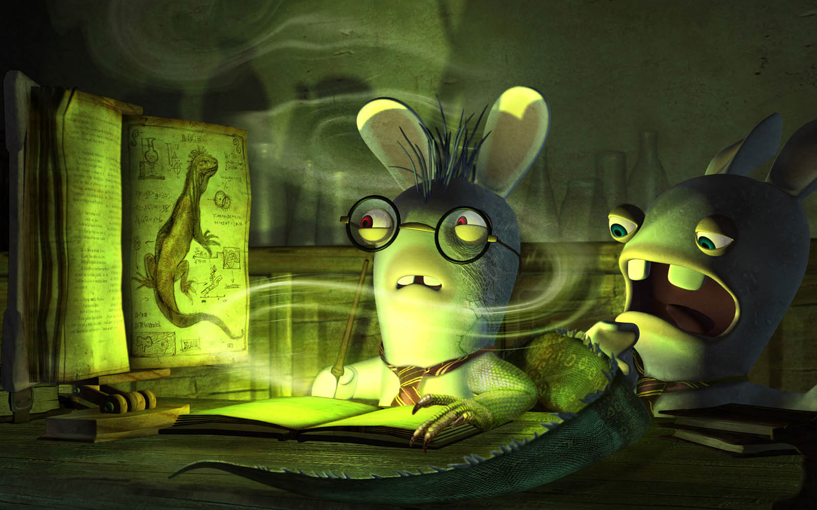 wallpaper: Funny Rayman Raving Rabbids Wallpapers