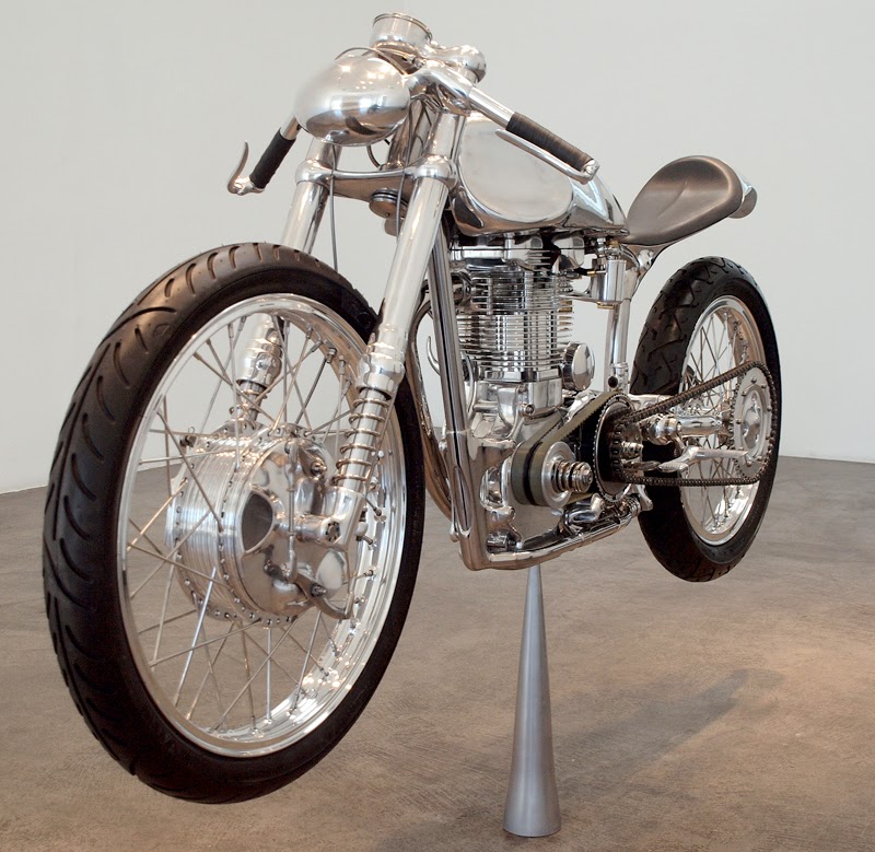 Falcon Motorcycles | The White Cafe Racer - way2speed