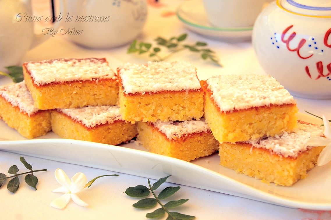 Cocina con Mina: Pastel brasileño de coco y maíz