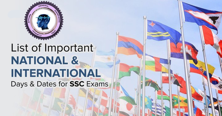 List of Important National and International Days and Dates