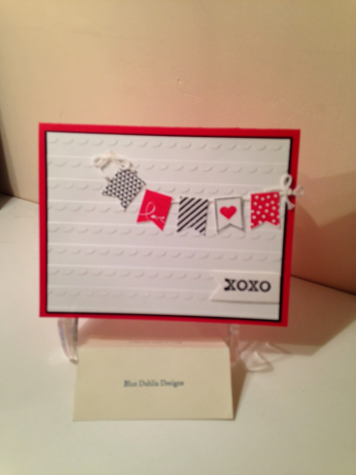 Blue Dahlia Designs: Banner Blast XOXO