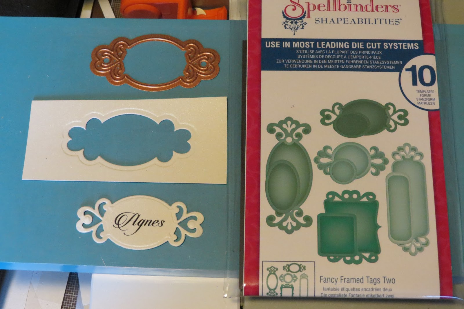 Ligaya's Creativity Zone: Spellbinders Grand Labels One Birthday Card