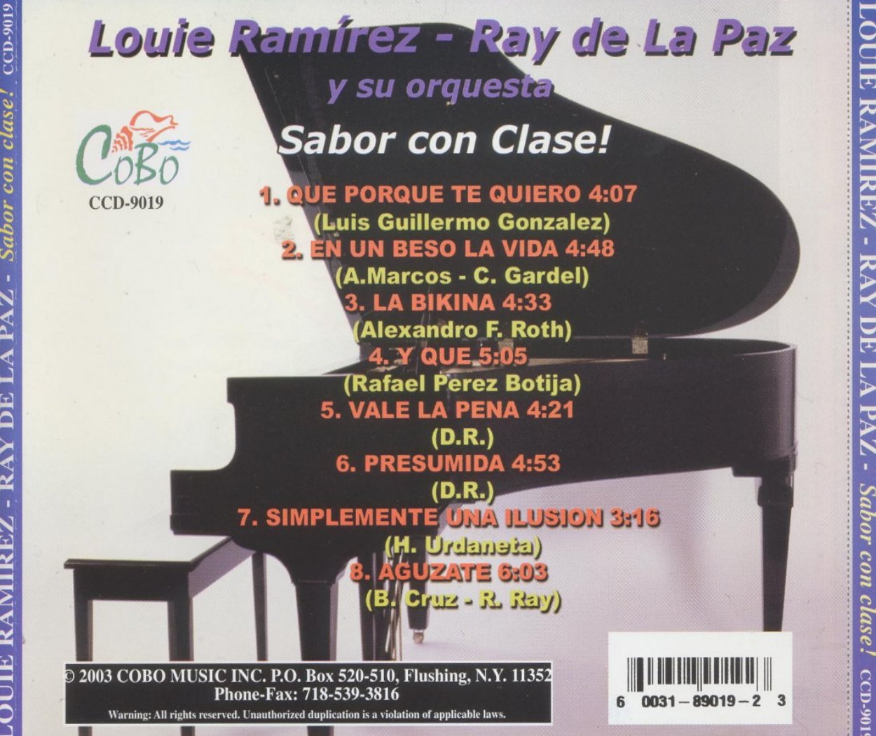 Sabor y Saber: Louie Ramirez & Ray de la Paz - Sabor Con Clase