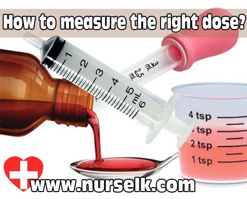 How to measure the right dose of medicine of your kids? | Nurselk.com