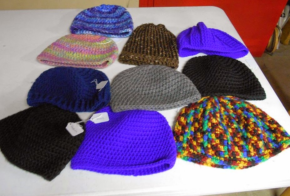 Bridge and Beyond: Crocheted Hats Warm Homeless Heads