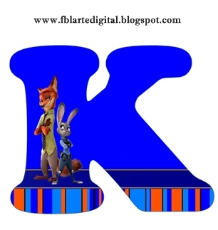 Alfabeto de Zootopia. - Oh my Alfabetos!