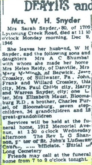 Heather's Genealogy Notes: Jacob Crossley 1826-1897