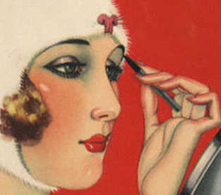 AllBeautyBrands: 1920s Flapper Makeup for Halloween