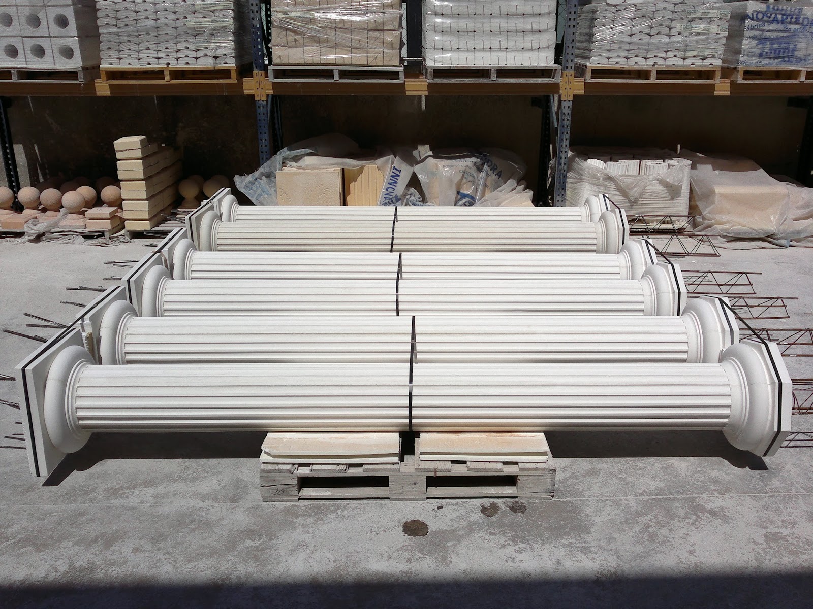 Columnas de hormigón. | INNOVAPIEDRA