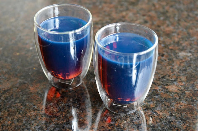 chow with chow: Witch's brew: blue tea that might cause hallucinations