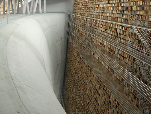 Wall of Knowledge at the Stockholm Public Library, Sweden [3 Pic ...