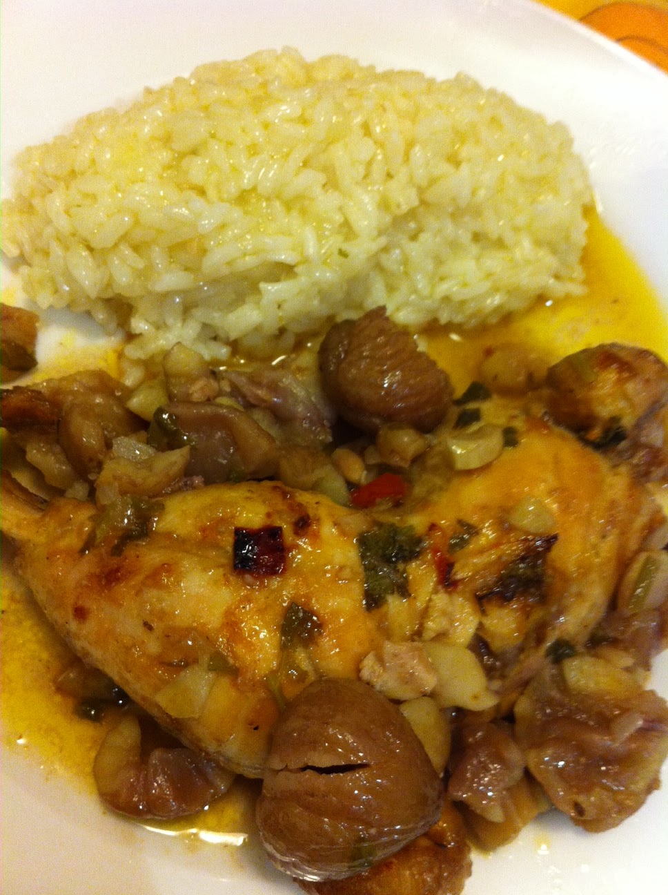 Dad's Kitchen: Frango no forno com castanhas