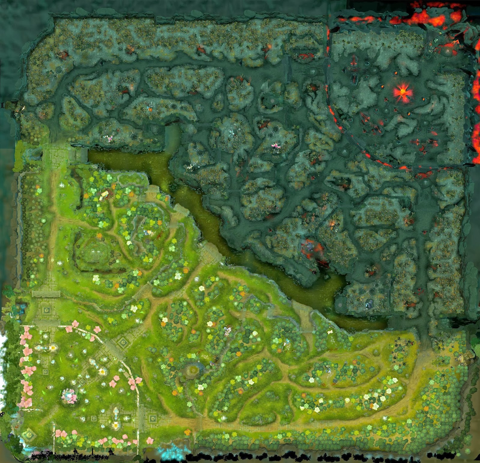 Dota 2 Wallpapers: Dota 2 Art - Dota 2 Minimap