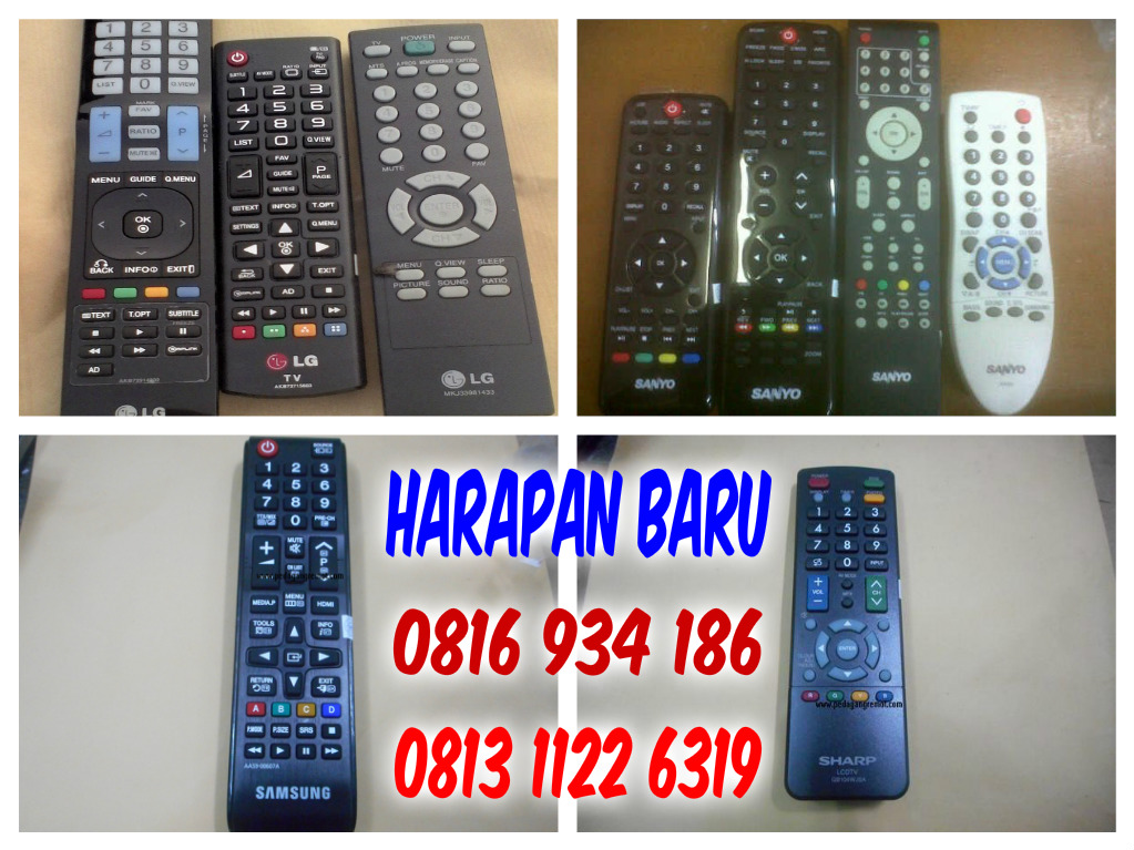 TOKO JUAL HARGA REMOT ORIGINAL TV, VCD, DVD, AC, DLL: TOKO REMOT ...