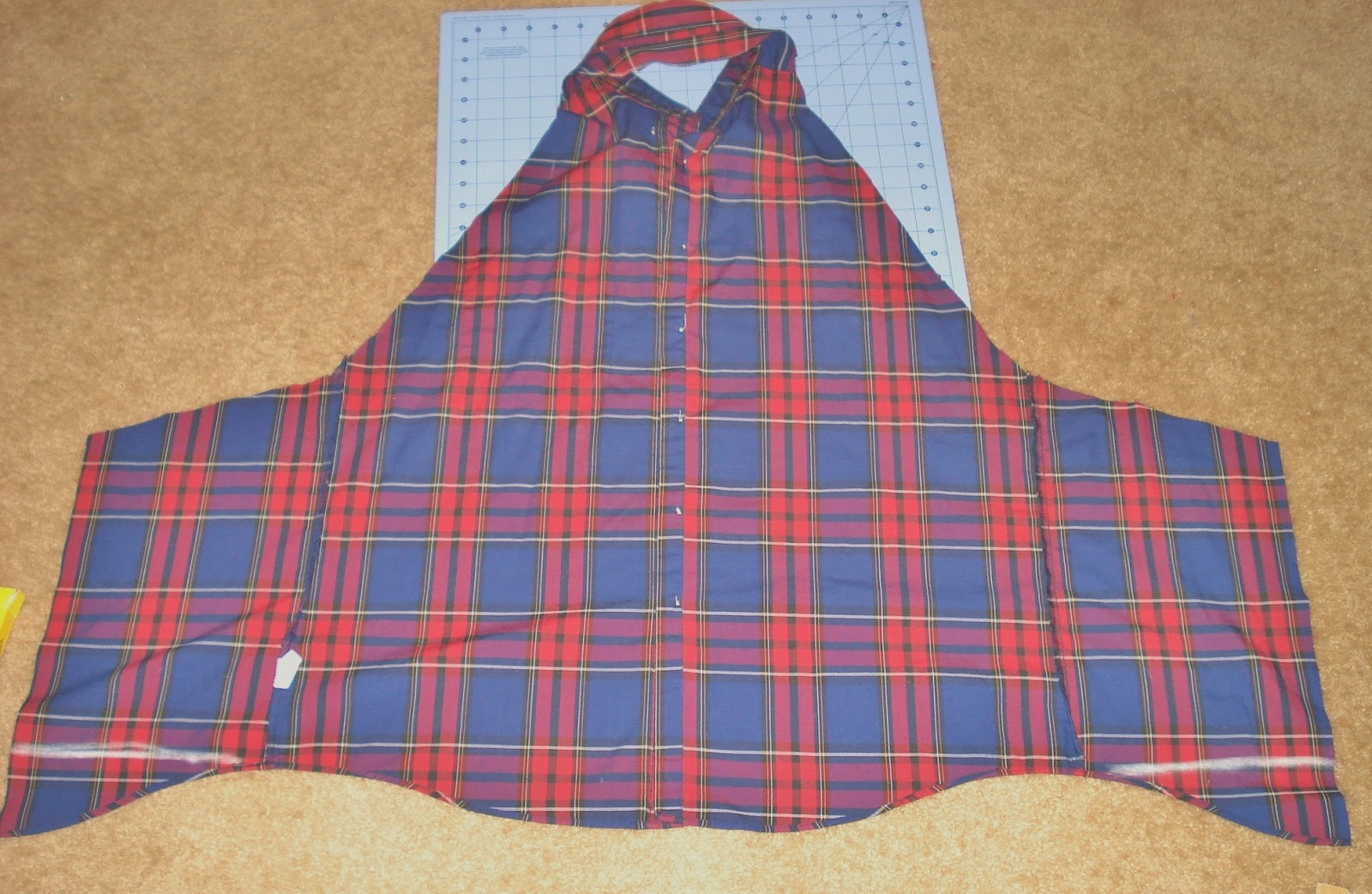 Crafty Nerdy Nurse: Tutorial: Dress Shirt Aprons