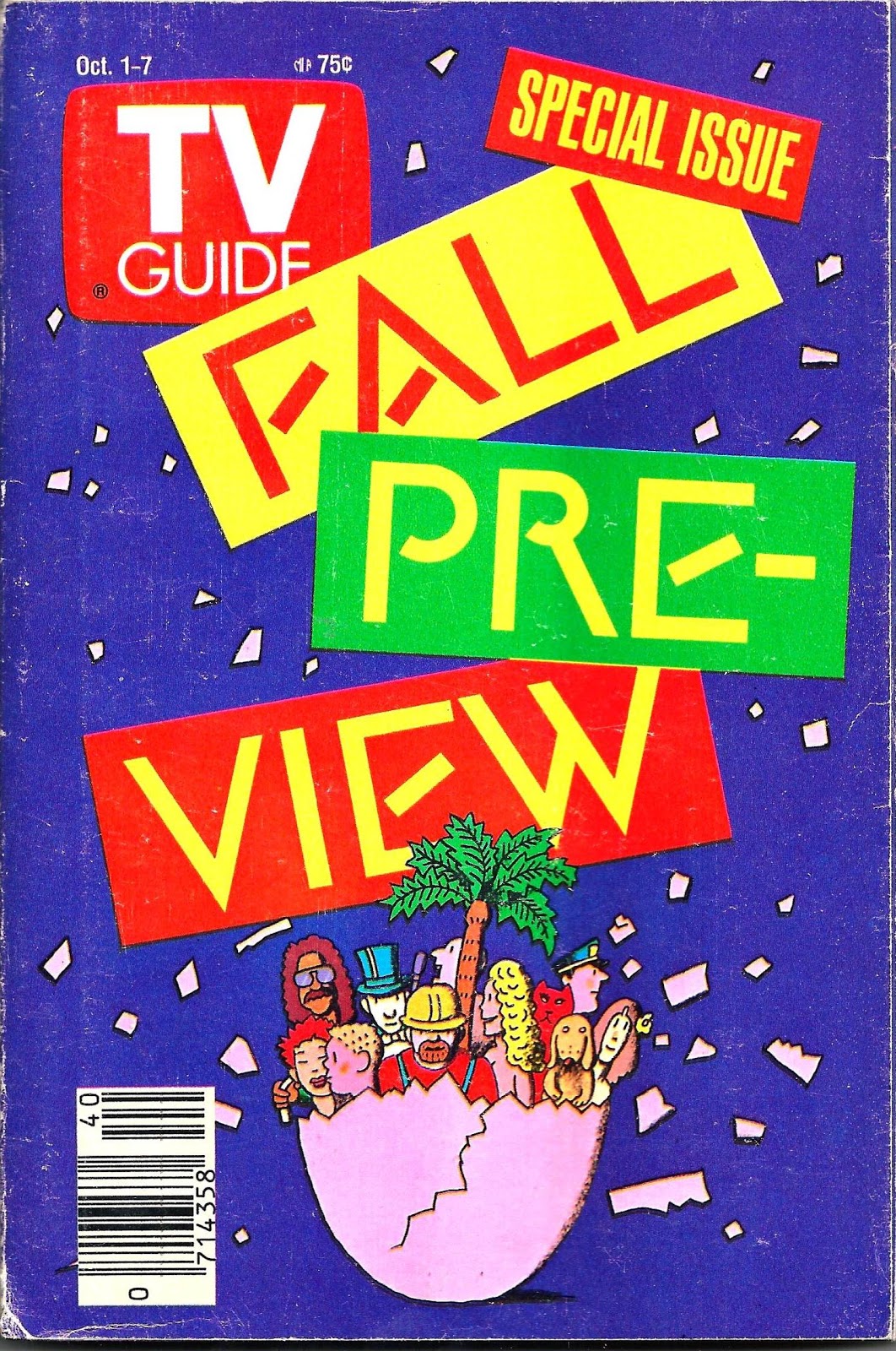 Past Print: TV Guide Fall Preview covers