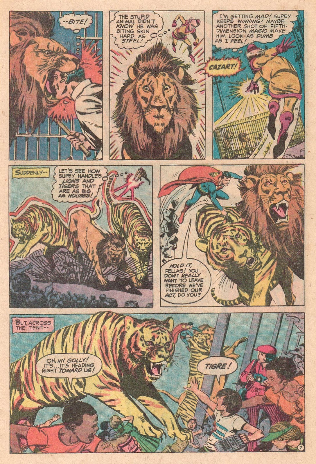 The Dork Review: Superman #351: Mister Mxyzptlk Circus Caper