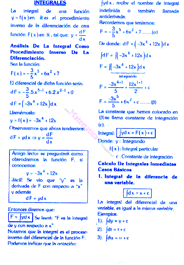 ELEMENTOS DEL CALCULO SUPERIOR CONCEPTOS Y EJEMPLOS ~ MATEMATICAS ...