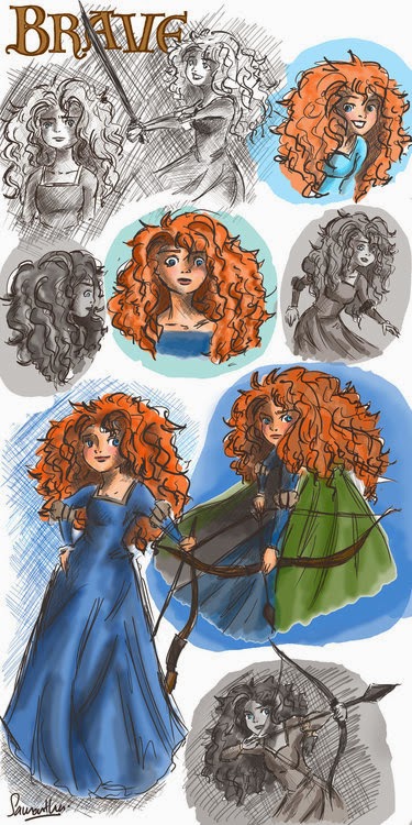 El Rapto de los Sentidos: FanArt: MÉRIDA & CO. (2º Parte)