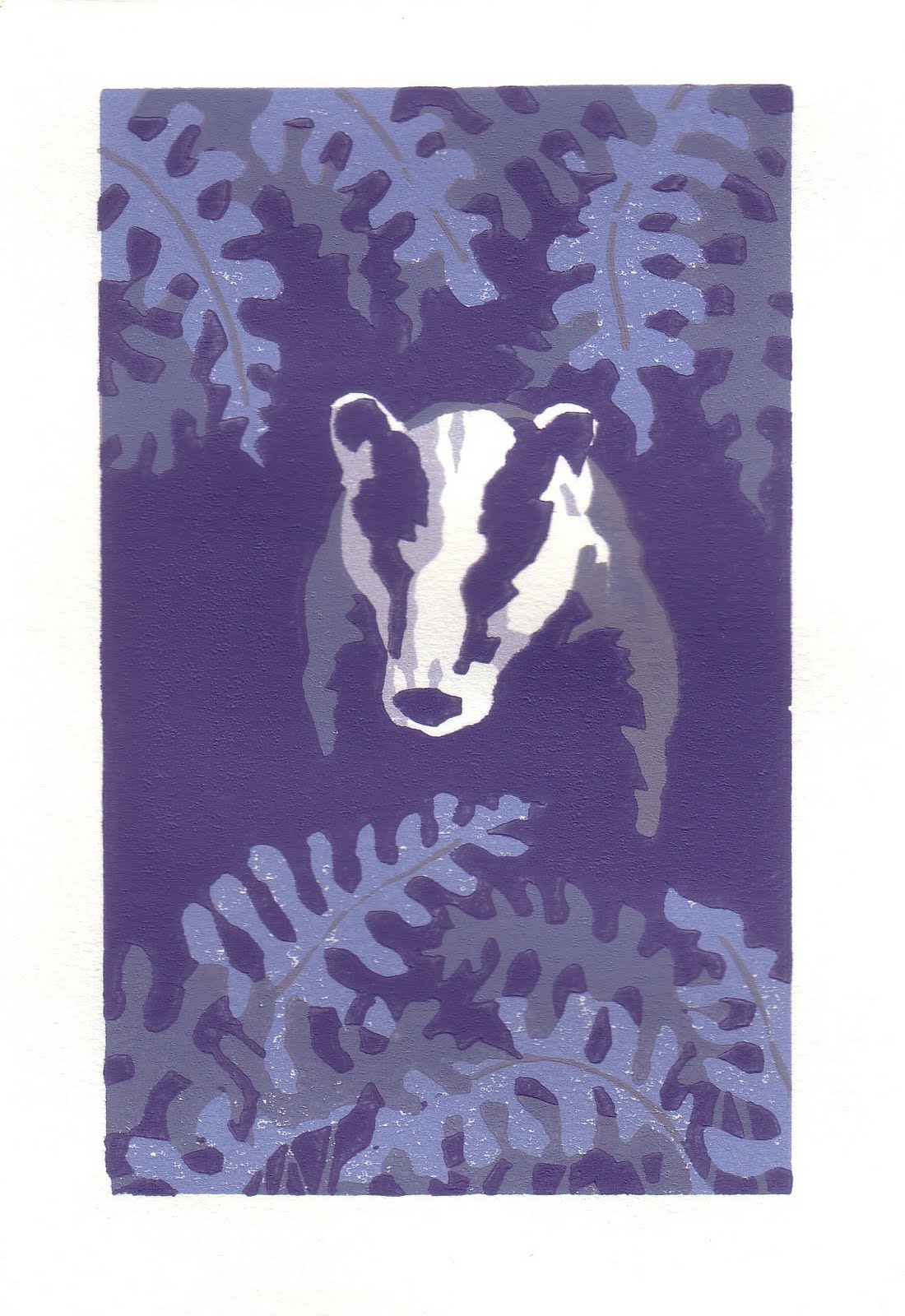Wildlife with Pen and Brush: More work on the Badger Prints