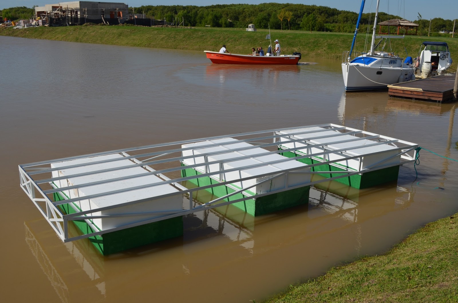 Planos De Muelle Flotante Para Bidones De 55 Galones