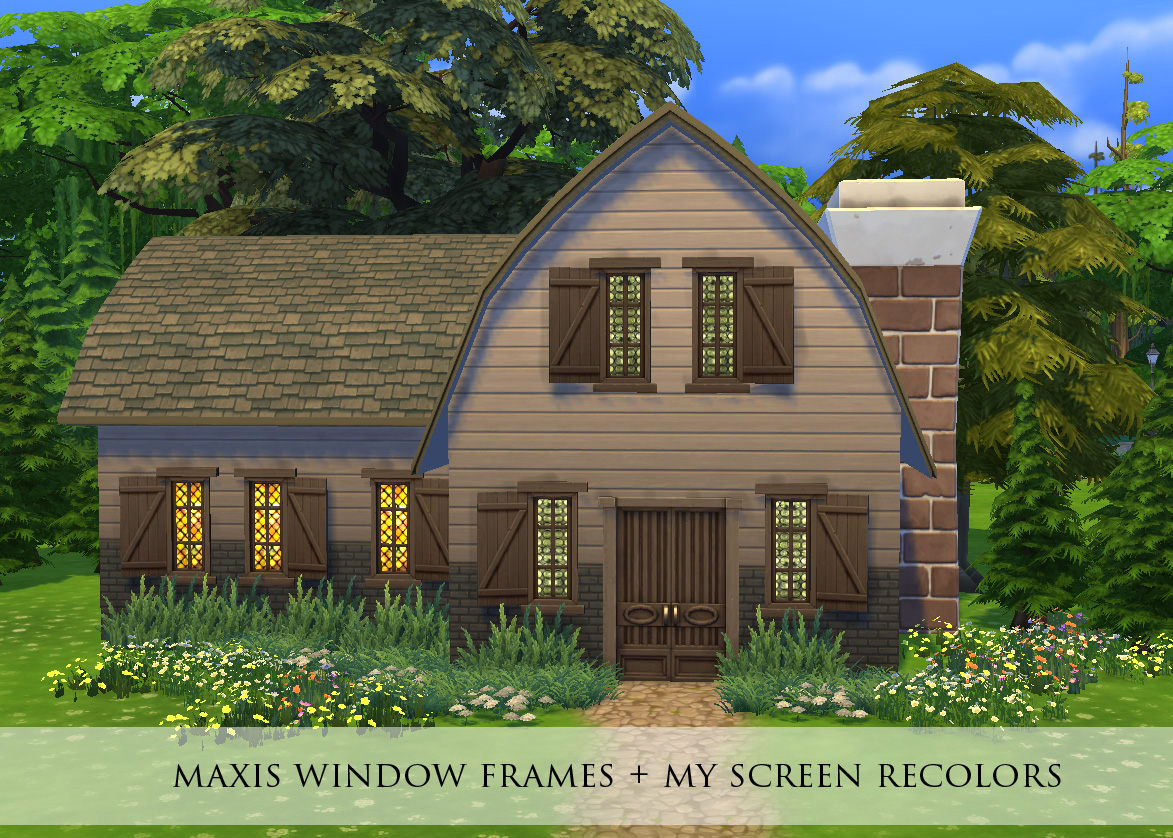 TS4: Medieval Window Recolors | History Lover's Sims Blog