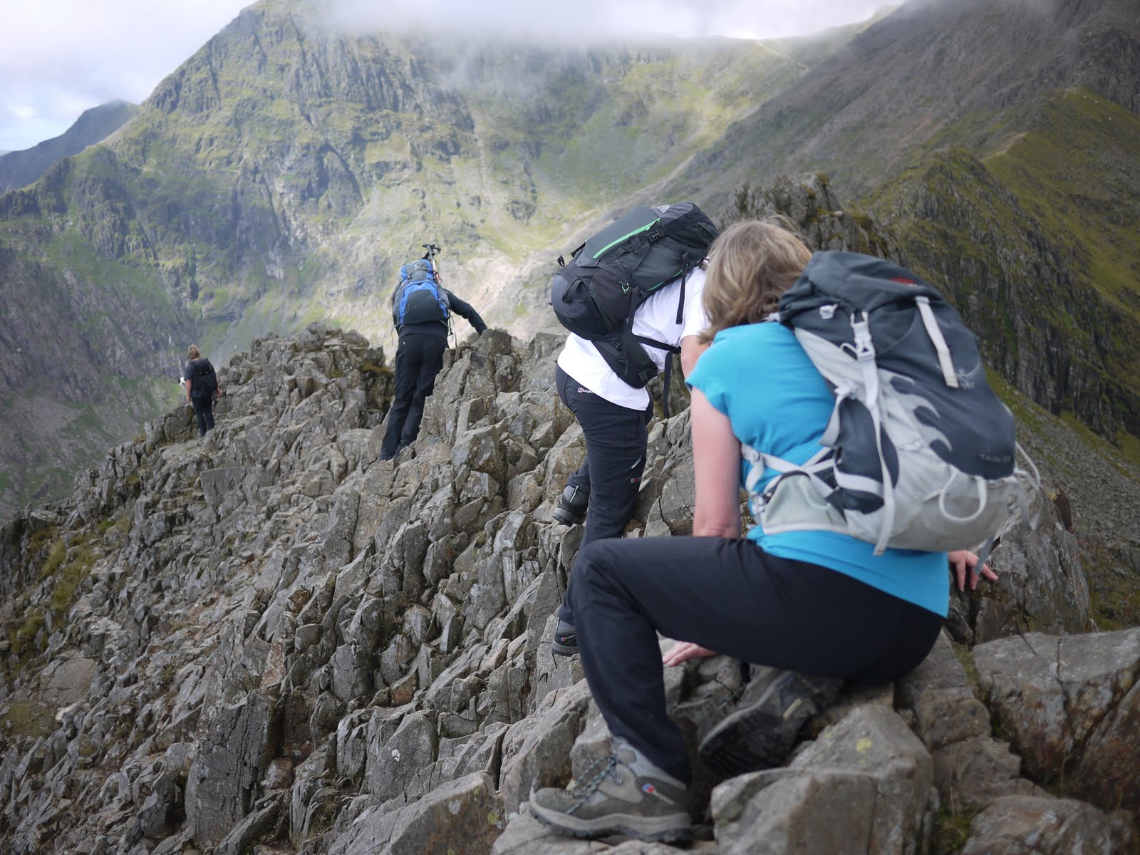 Rob Johnson: Crib Goch in the sunshine