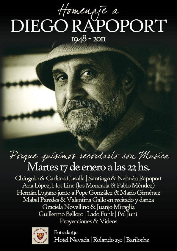 ROCK QUE ME HICISTE BIEN: HOMENAJE A DIEGO RAPOPORT