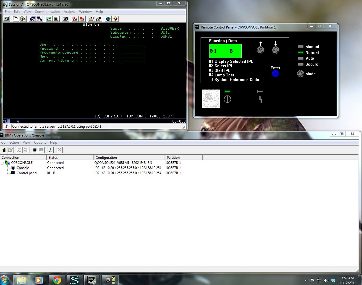 IBMi Information Tech in the trenches: iSeries LAN Operations Console