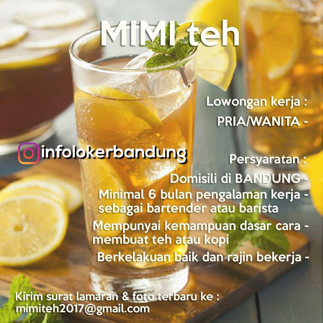 Lowongan Kerja Mimi Teh Bandung Desember 2017 - Info Loker Bandung ...
