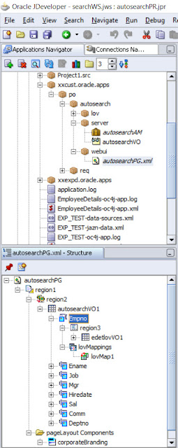 Oracle Application Framework: Internal LOV in OAF