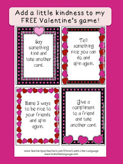 Classroom Freebies Too: Valentines Color Match Game 2