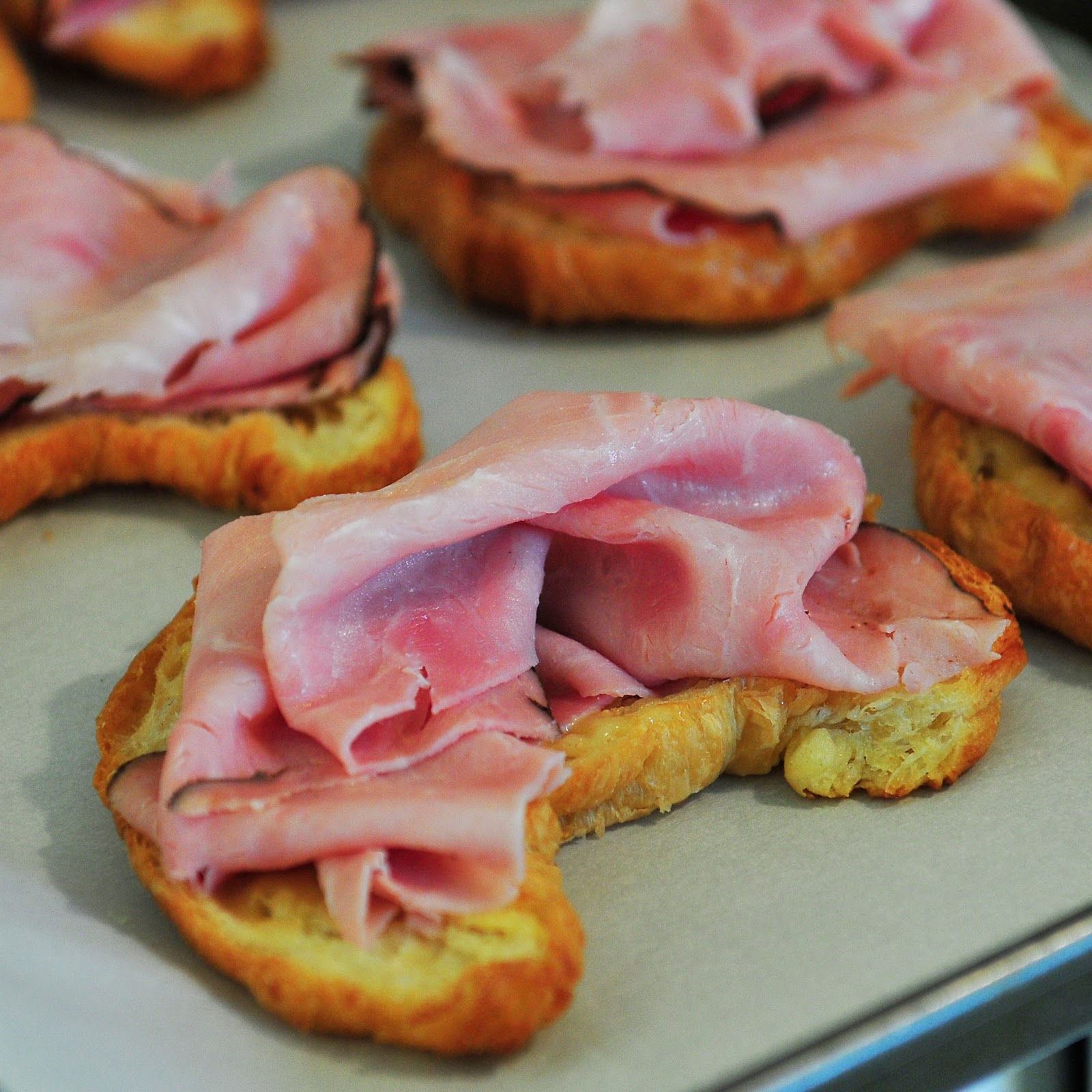 Simply Gourmet: Croque Monsieurs, fancy ham and cheese sandwiches