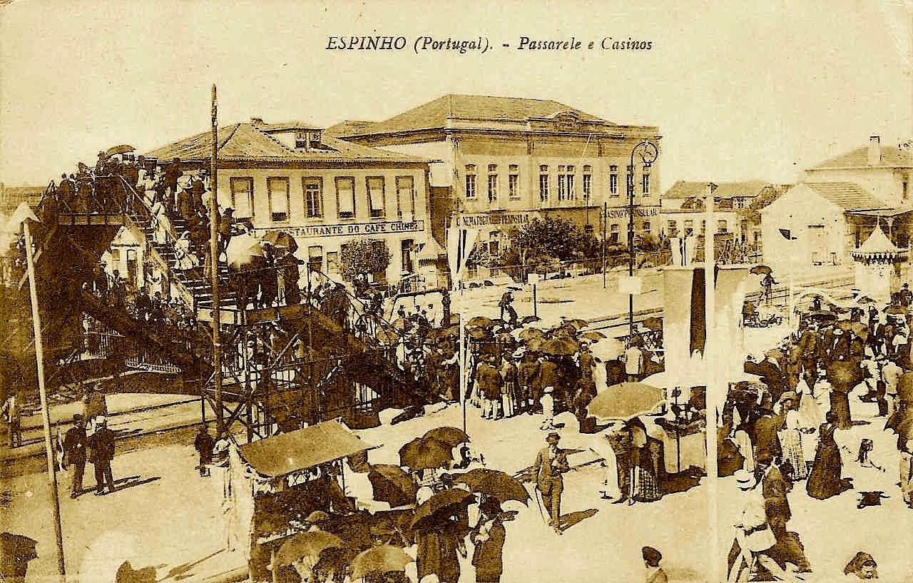 MONUMENTOS DESAPARECIDOS: Estação de Espinho e a "Passerelle".