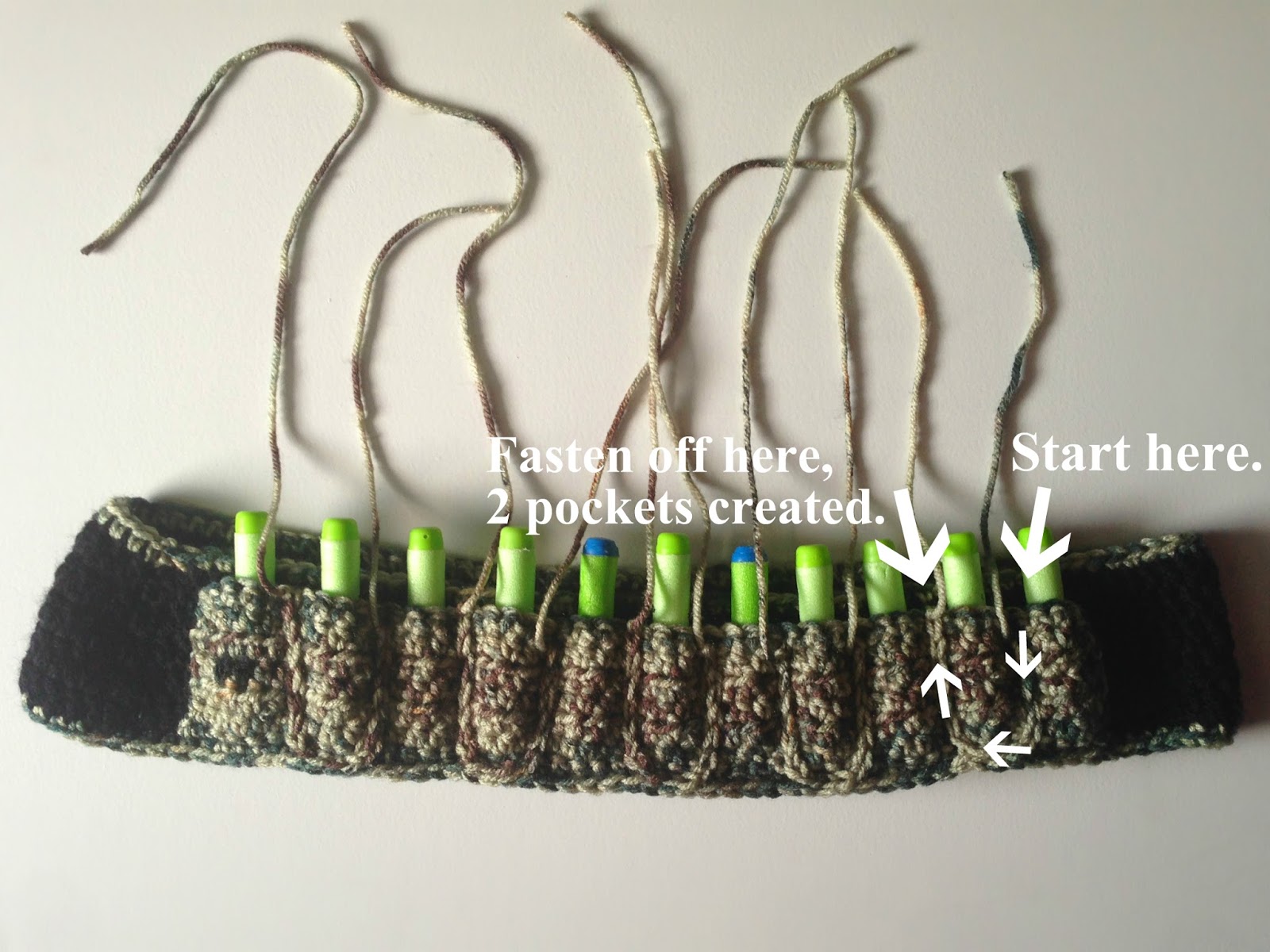 By Jenni Designs: Free Crochet Pattern Tutorial: Ammo Shoulder Belt for ...