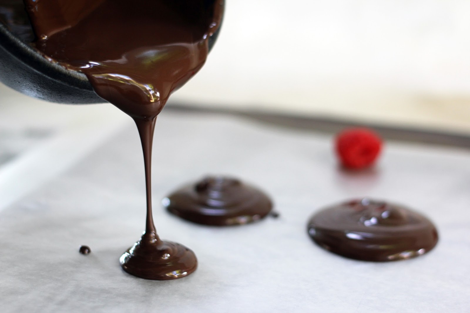 Blue Kale Road: Raspberry Chocolate Puddles