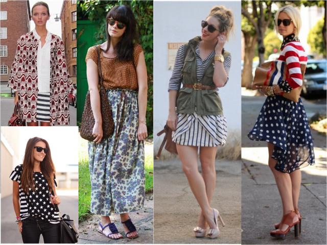 Airin´s in Action: RAYAS + FLORES.. LA MODA DE ESTAR DESCOMBINADO!