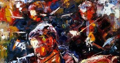 Portrait Artists International: Abstract Figurative Music Art Orchestra ...