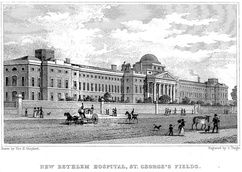 .: El espectáculo del Bethlem Royal Hospital en Londres
