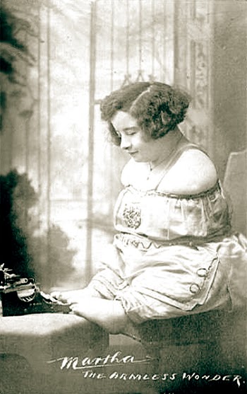 Under Every Tombstone: THE ARMLESS WONDER - Martha Morris