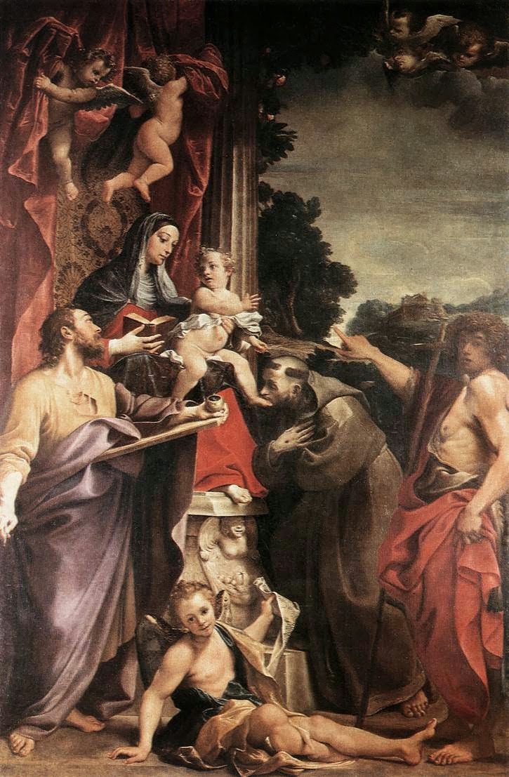 Paintings by Annibale Carracci | Baroque Era painter (1560-1609) - Fine ...