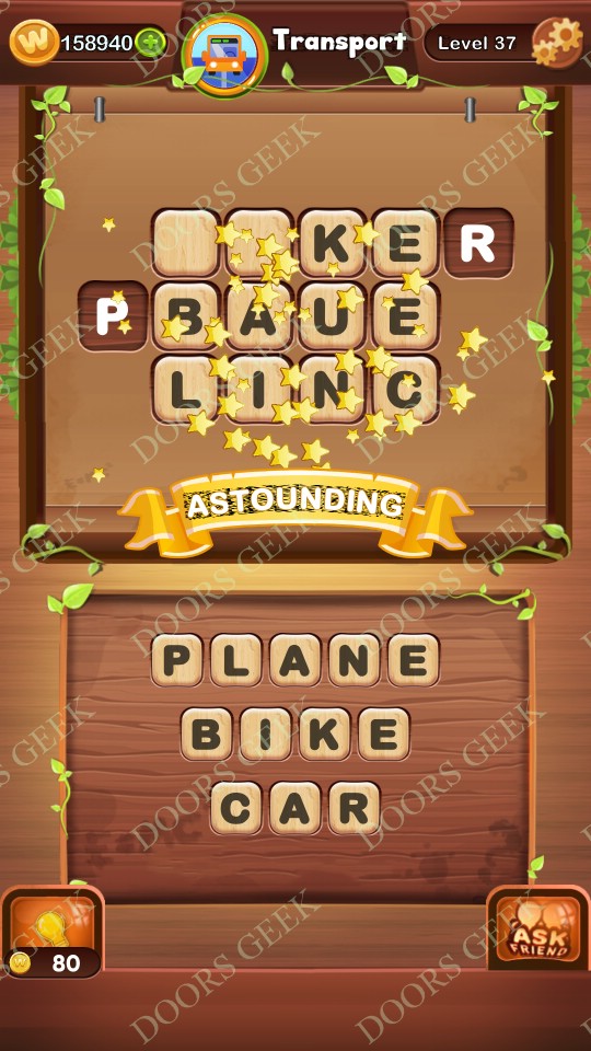 Word Bright Level 37 Answers ~ Doors Geek