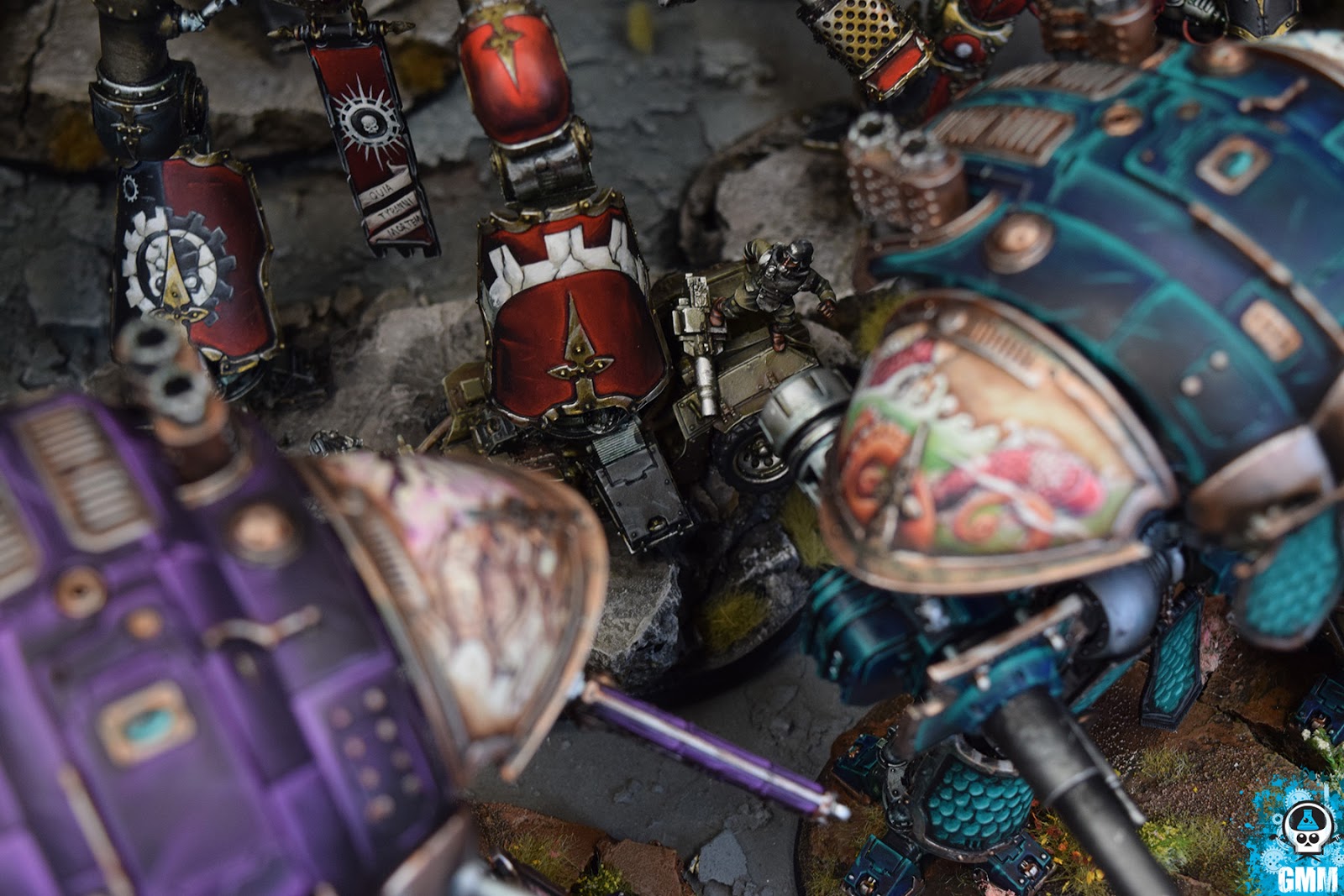 29 Painted Imperial Knights – Freehand Gone Crazy!