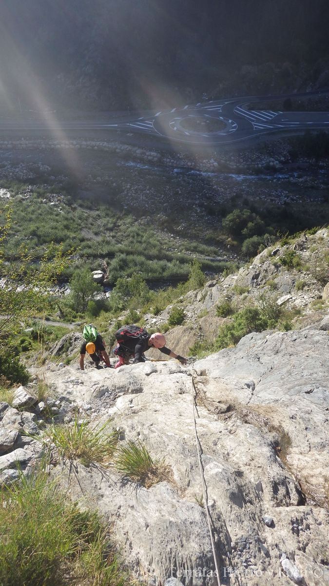 Vía Ferrata de Sacs - K3 - | Ferratas Hierro y Roca